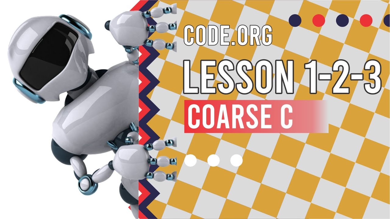 Course C Lesson 1, 2, 3 Solution Code.org Easy and Fast #code.org