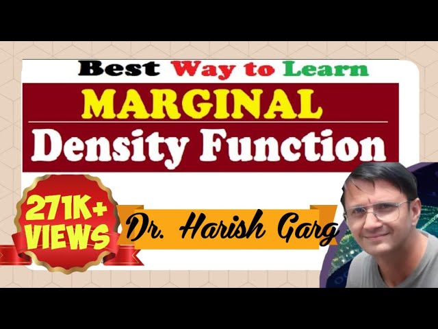 Understanding Two Dimensional Continuous Random Variables: Marginal and Conditional ...