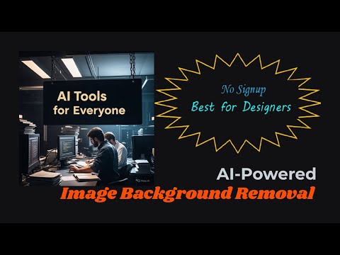 NO SIGNUP | AI-Powered Image Background Removal