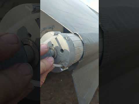 quick easy way to change fabric on a camper RV awning ! took twenty minutes !