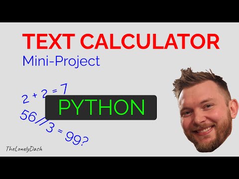Calculator Python Project - text