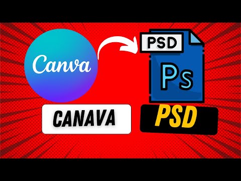 How to export/convert Canva to PSD Photoshop
