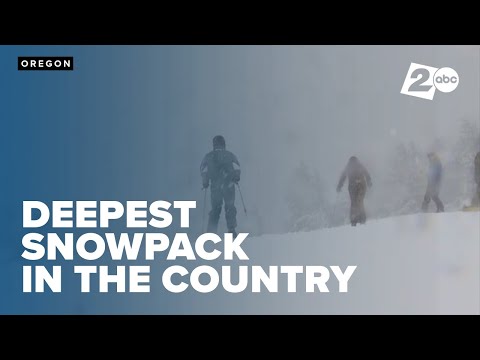 Oregon snowpack surges to 162% of normal, promising robust ski season