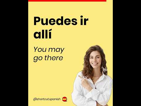 Puedes ir allí