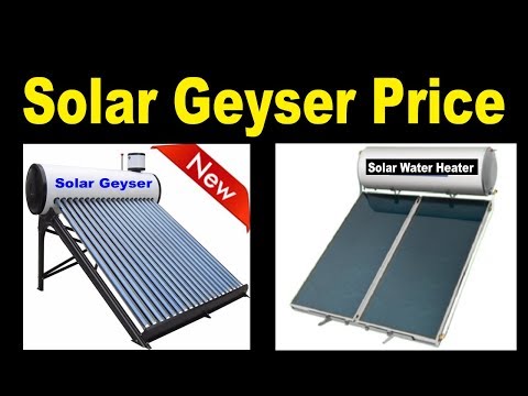 Solar Water Heater - Solar Geyser Latest Price, Manufacturers & Suppliers