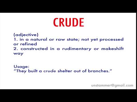 How to Pronounce Crude