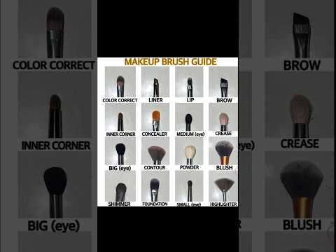Makeup brushes guide for you guy's ๐โค๏ธ