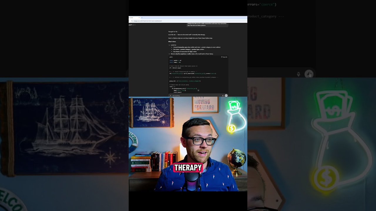 Use Python in power query for advanced data analysis