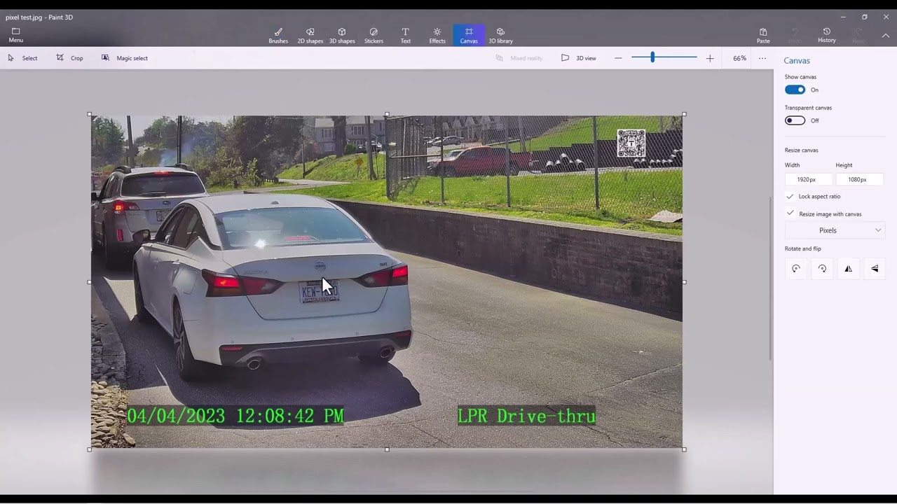 Calculating Pixel Count for VCAs
