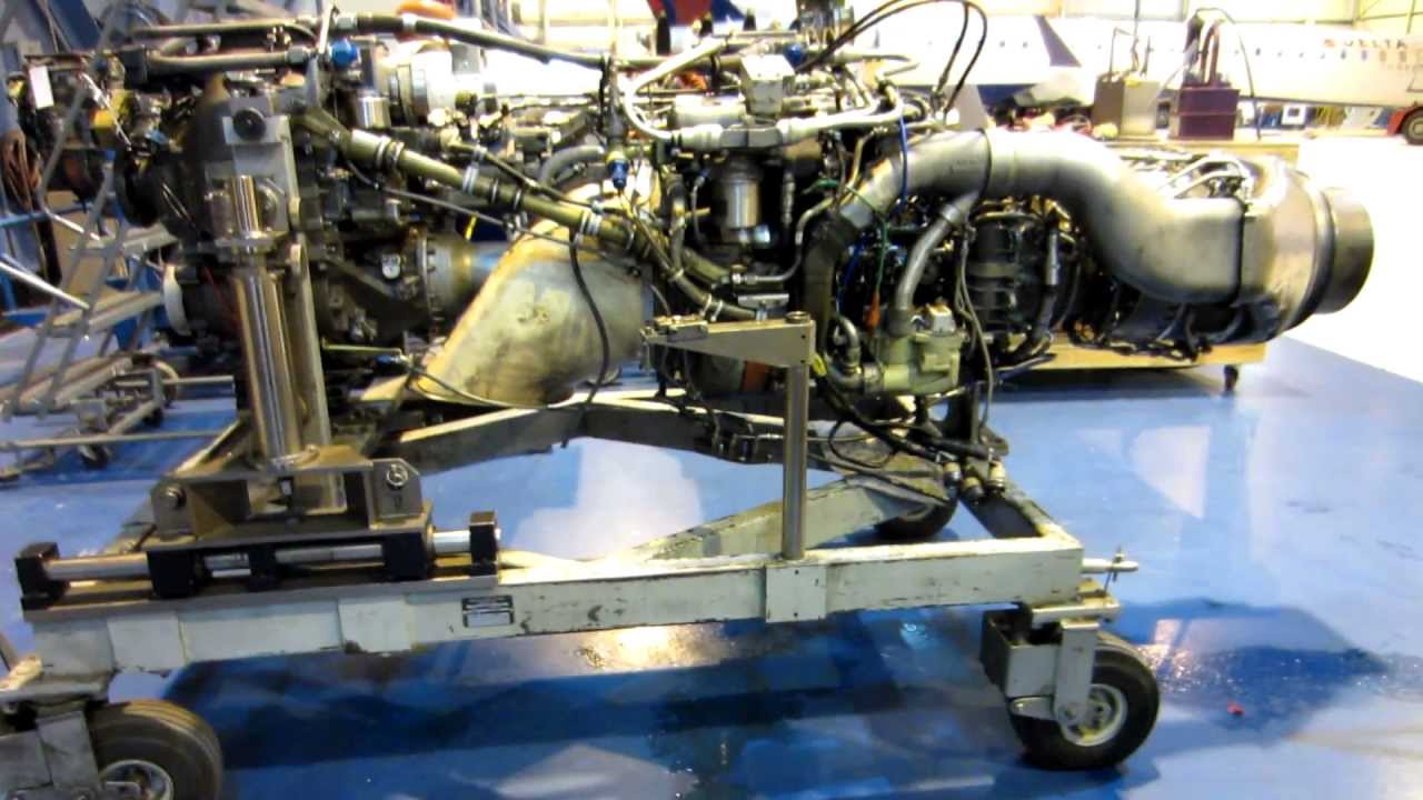 GE ct7 engine (saab 340) up close