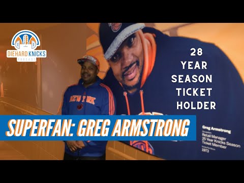 Greg Armstrong: New York Knicks Superfan | 28 year season Ticket Holder