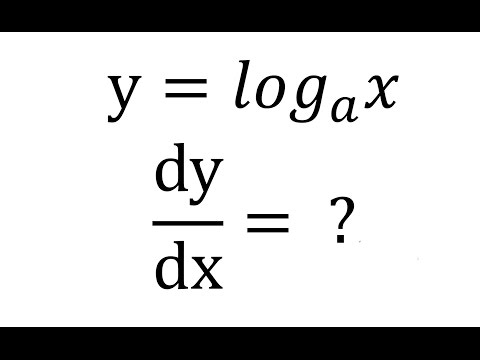 Derivative of log base a x - qlerohealth