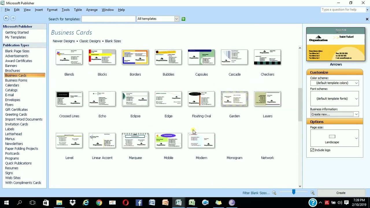 04 Microsoft Publisher Manipulating Templates – Smartlen Education