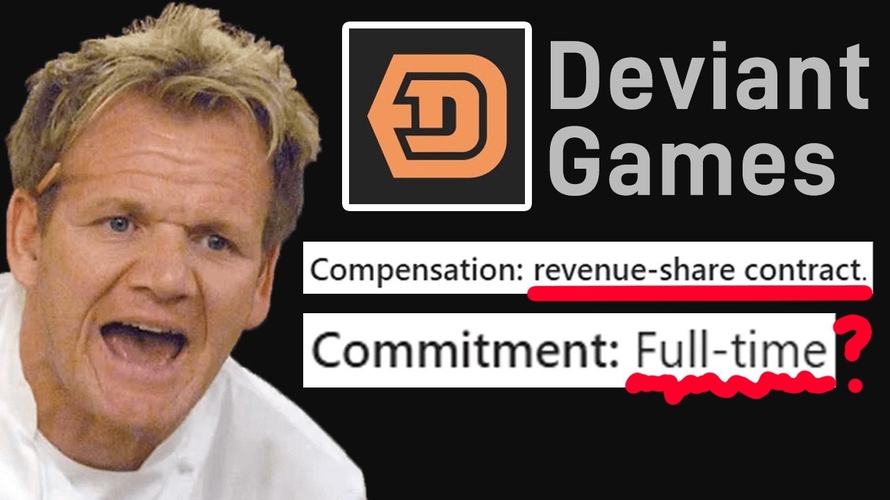 Full-time Unpaid Games Jobs are DUMB ASF! (Deviant Games)