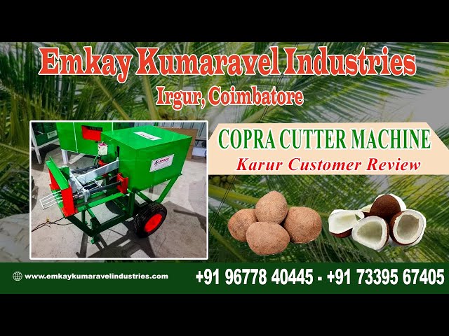 Copra cutter - Emkay Semi Automatic Coconut Cutter Machine ( Copra ...