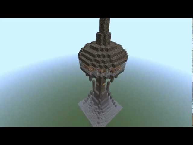 Seattle Space Needle-based tower Minecraft Map