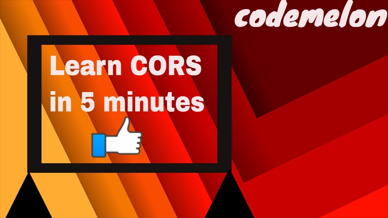 Learn CORS in just 5 minutes || #codemelon #cors #nodejs #quicktutorial