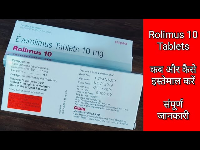 Everolimus Tablets - Rolimus 10 Mg Tablets Trader - Retailer from Pune