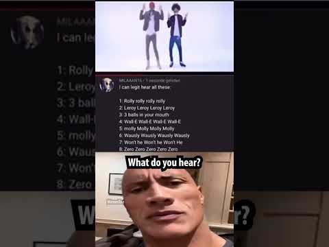 what do you hear?