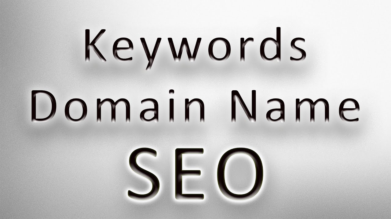Keywords in Domain Name as Google Ranking Factor - SEO