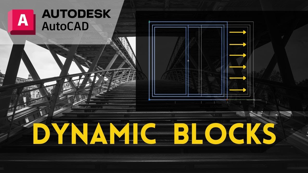How to create Dynamic block with attributes in AutoCAD 2021?