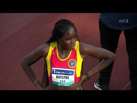 Dramatic 100m final sees Rhasidat Adeleke pip Molly Scott to Irish national title in Santry