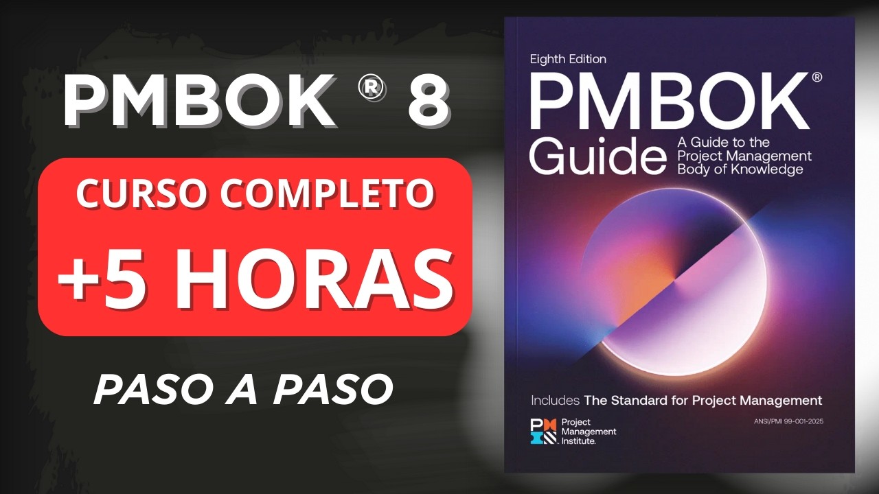 Curso GRATIS PMBOK 8: Aprende gestión de proyectos desde cero