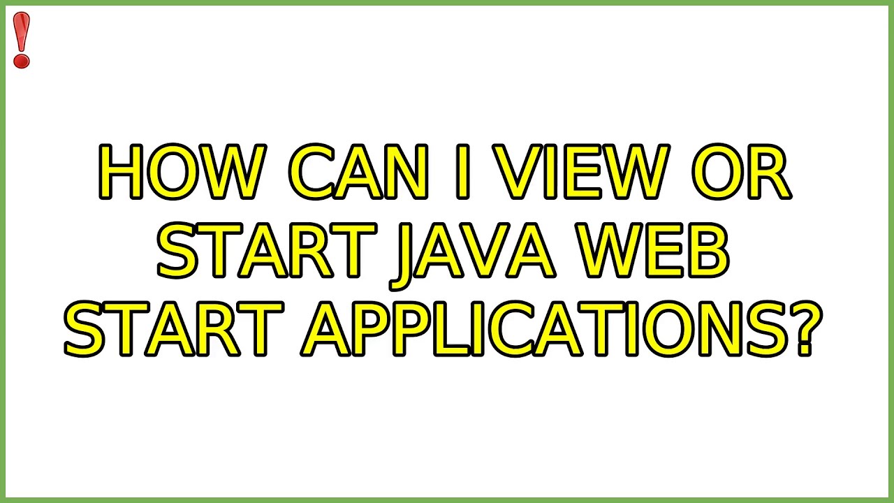 Ubuntu: How can I view or start Java Web Start Applications? (4 Solutions!!)