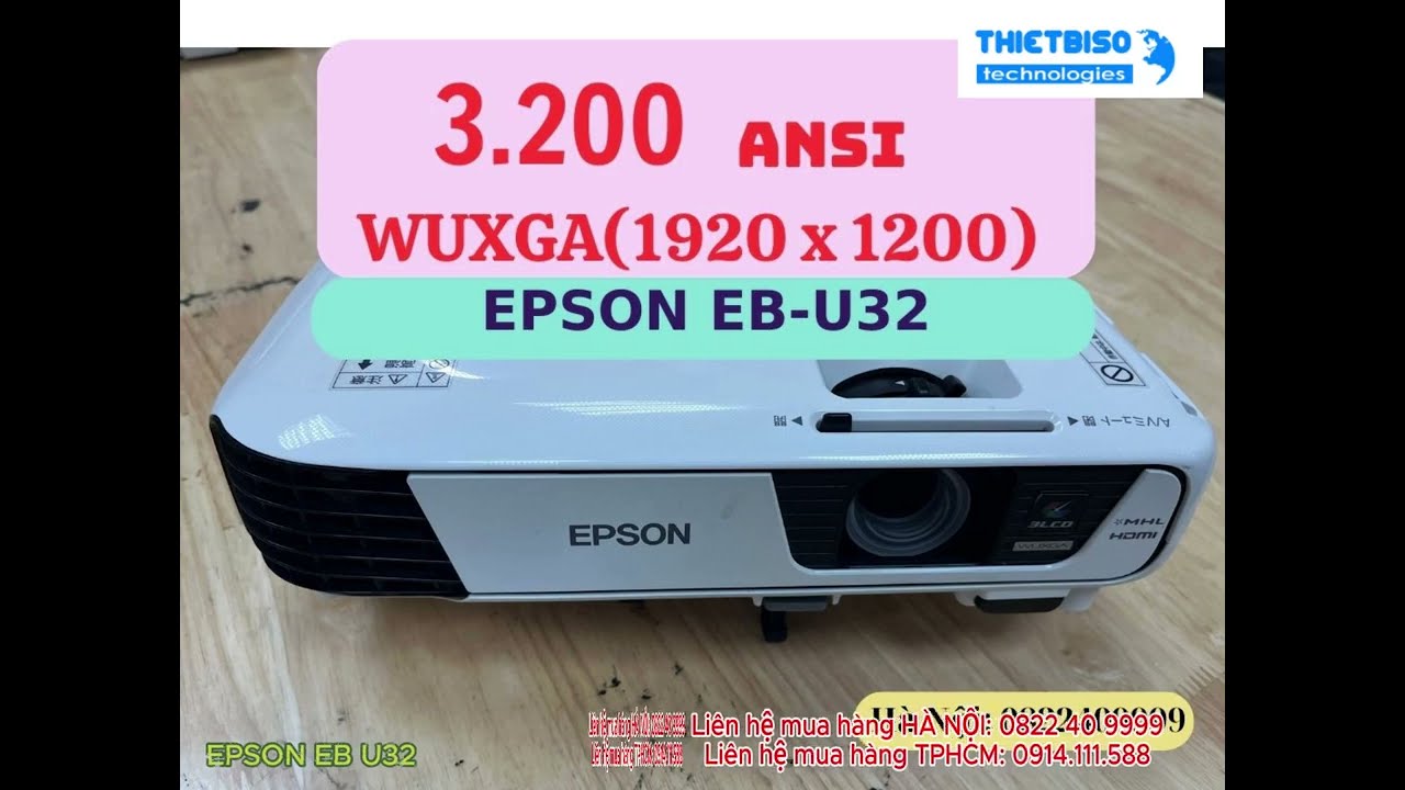Máy chiếu cũ EPSON EB U32 giá rẻ ( 400082 ) tại thietbiso