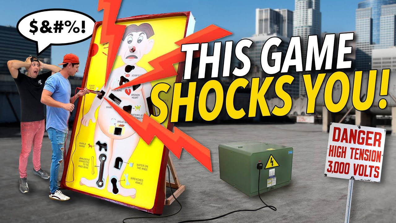 We Built a GIANT Operation Game... That Shocks You! ⚡ (Ft. @BuildItDad and @CharlieBerens )