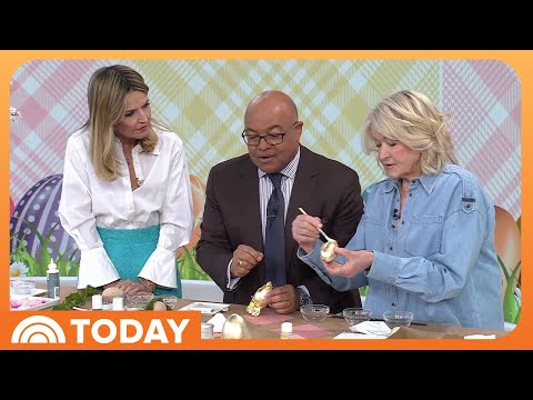Martha Stewart shares last-minute decorating tips for Easter