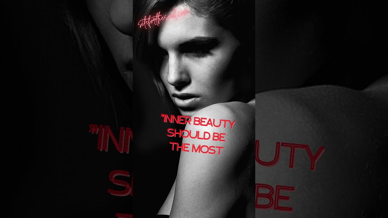 Inner Beauty Quote with Soothing Music