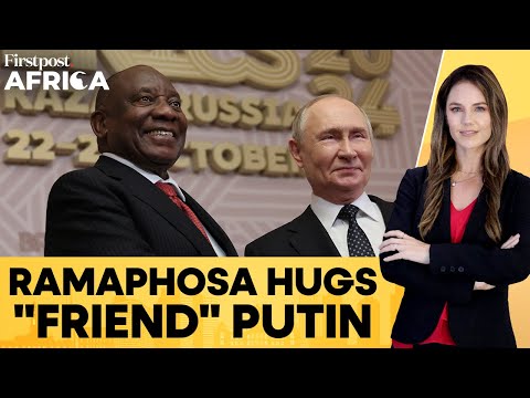 South Africa's Ramaphosa Hugs Putin, Hails Ties With Russia | BRICS 2024 | Firstpost Africa