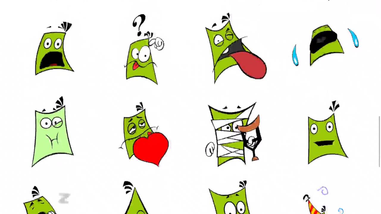 Comics Head Animated Stickers