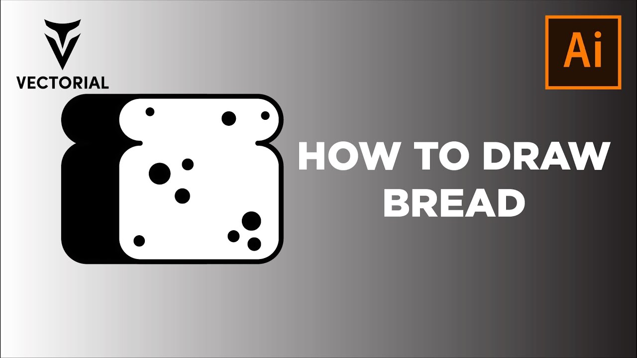 How to draw a Bread in adobe Illustrator