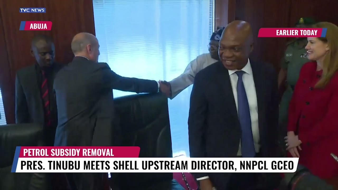 President Tinubu Meets Shell Upstream Director, NNPC GCEO