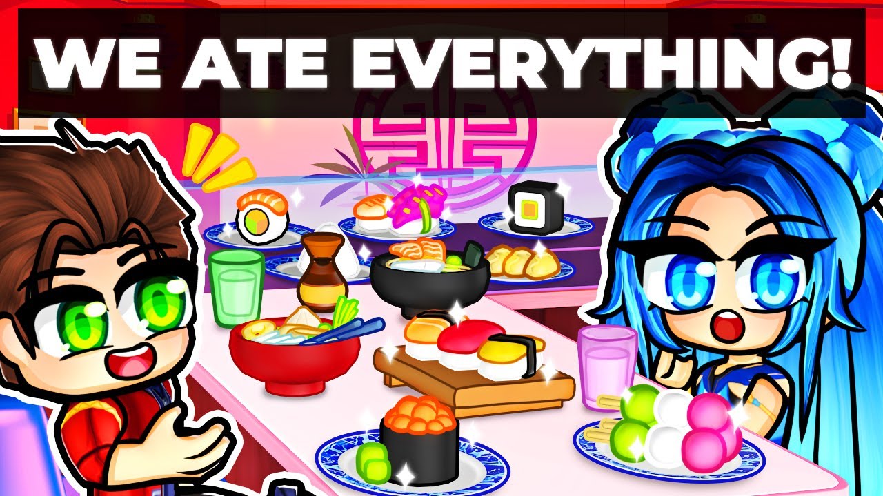 We Tried CONVEYER BELT SUSHI in Roblox!