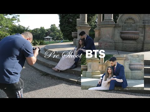 Aqsa & Ayman's pre wedding shoot Behind the scenes