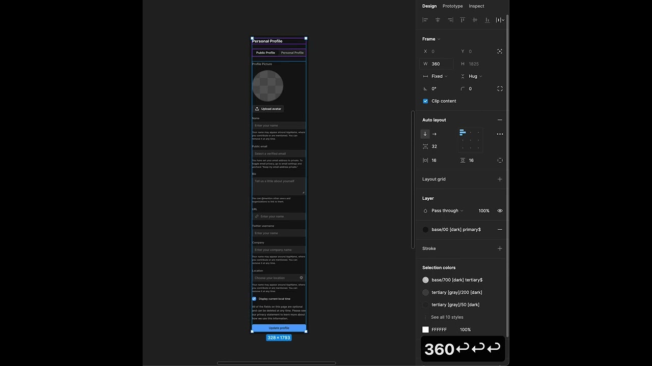 Responsive Forms in Figma