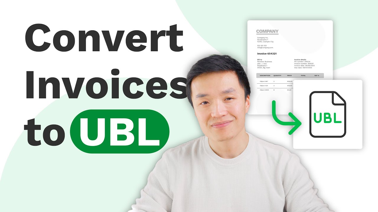 How to Convert PDF Invoice to UBL – Step-by-Step Guide! 🚀