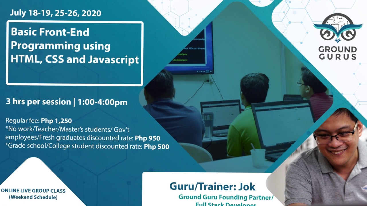 GG Tech Webinar: Basic Web Programming with HTML