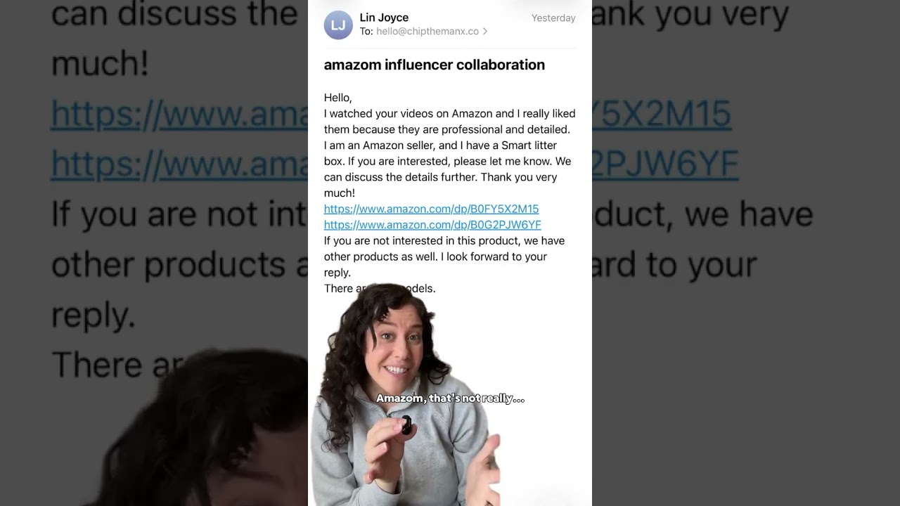 Is the Amazon collaboration email a scam?