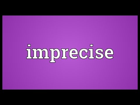 Imprecise Meaning