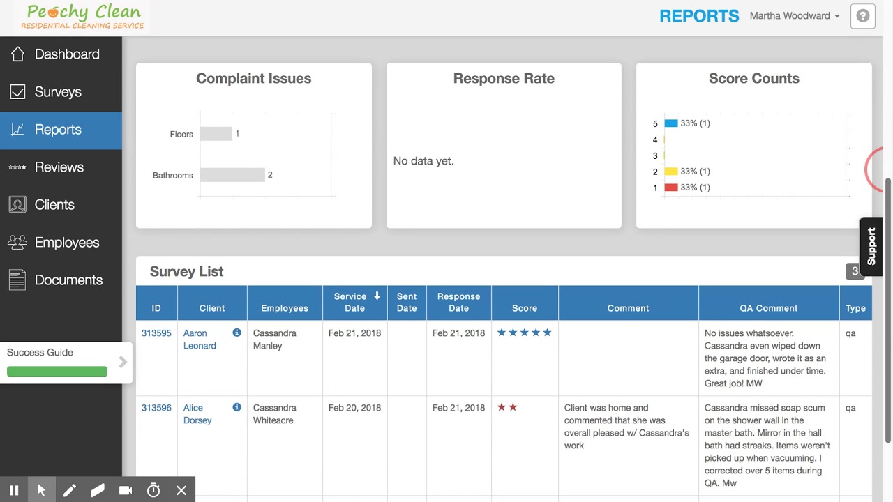 Entering a Quality Check and Running QC Reports