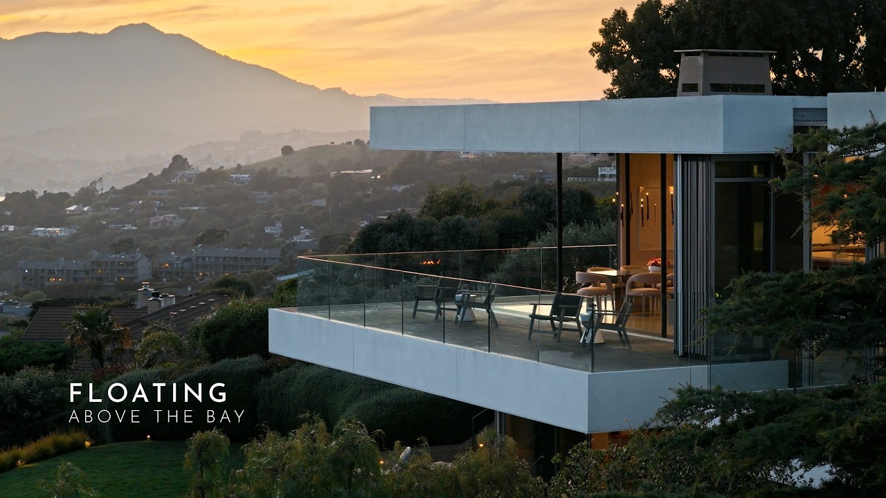 Inside a Cantilevered Tiburon Modern Home | House Tour