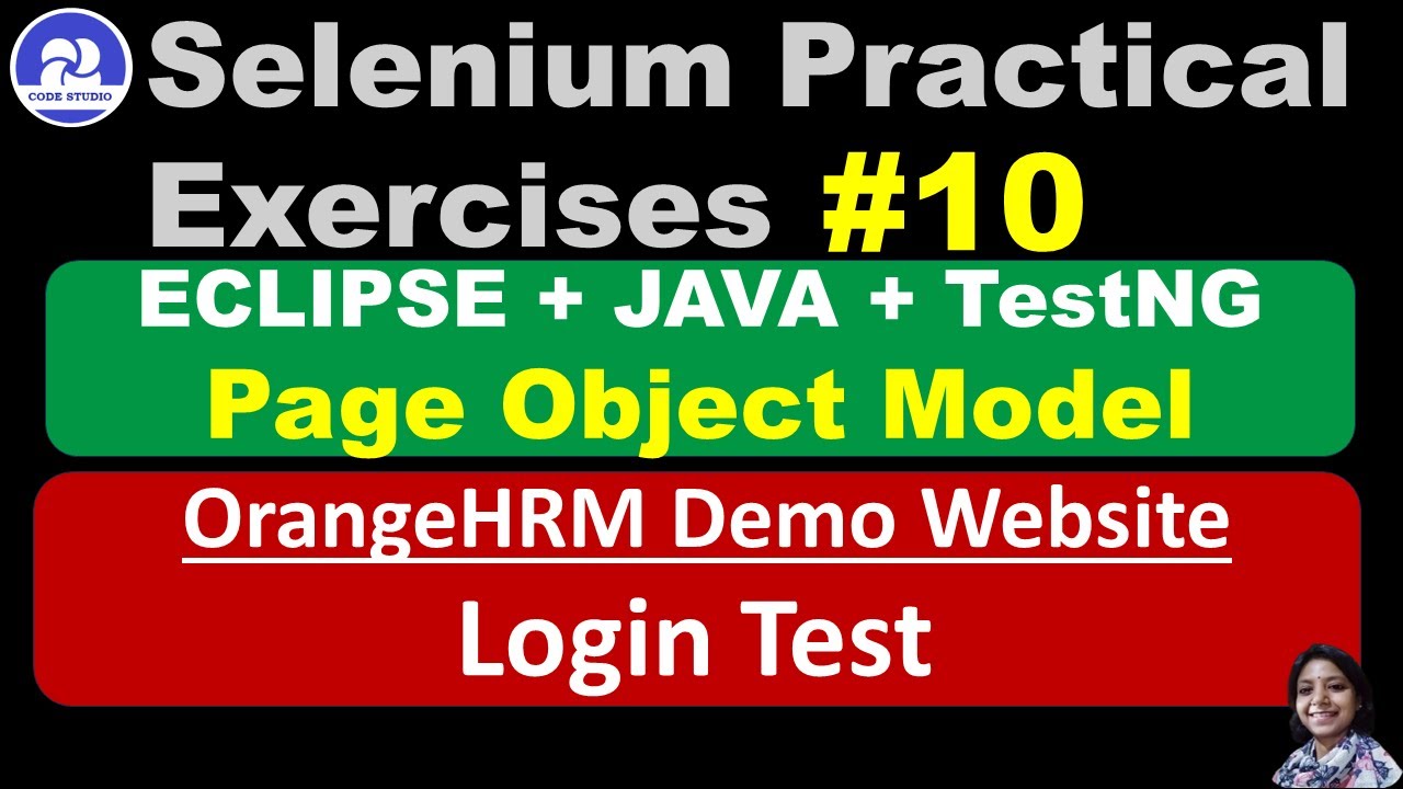 Selenium WebDriver | Eclipse | Java | TestNG Practical Exercise#10 - Page Object Model OrangeHRMDemo