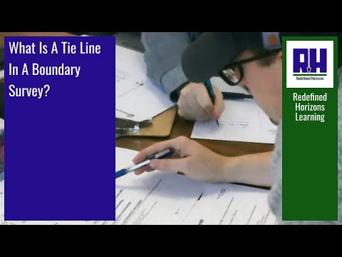 What Is A Tie Line In A Boundary Survey?