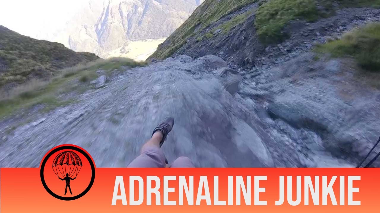 Daredevil Speedflies Down Mountain