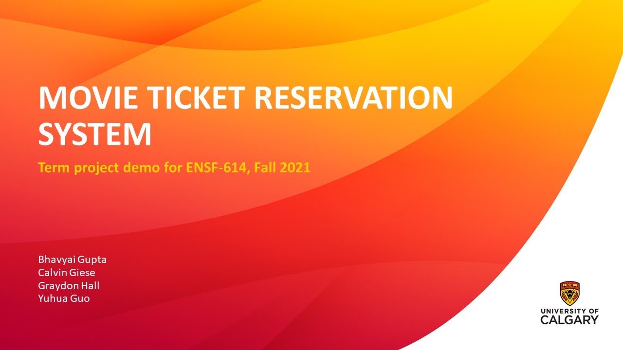 Movie Ticket Reservation System