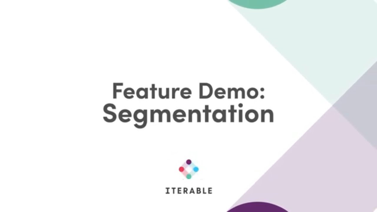 Iterable Feature Demo: Segmentation
